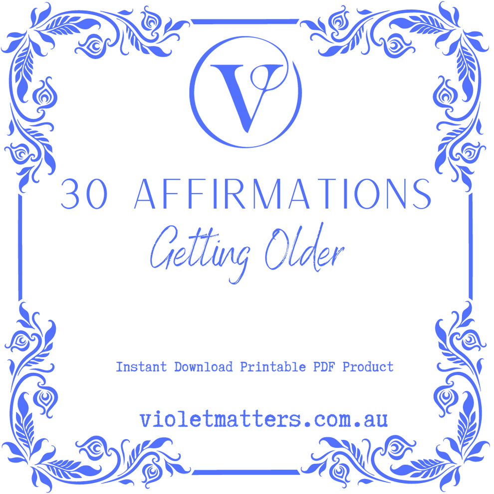 Printable Affirmation Card Set - Digital Download PDF for Seniors - Em ...