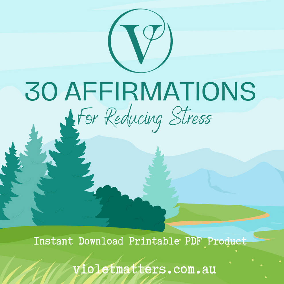 Printable Affirmation Card Set - Digital Download PDF - Reducing Stres ...
