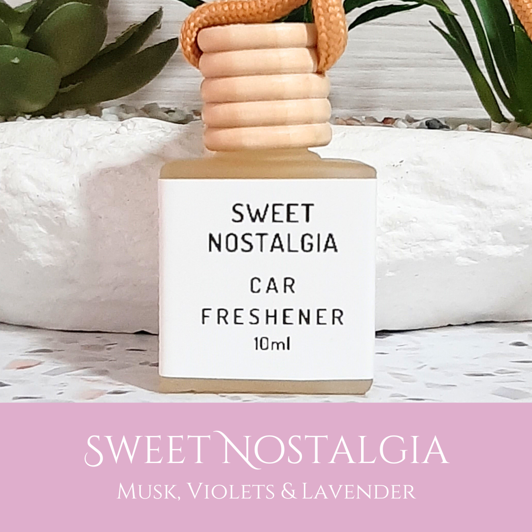 Sweet Nostalgia: Musk, Violets & Lavender - Car Freshener – Violet Matters